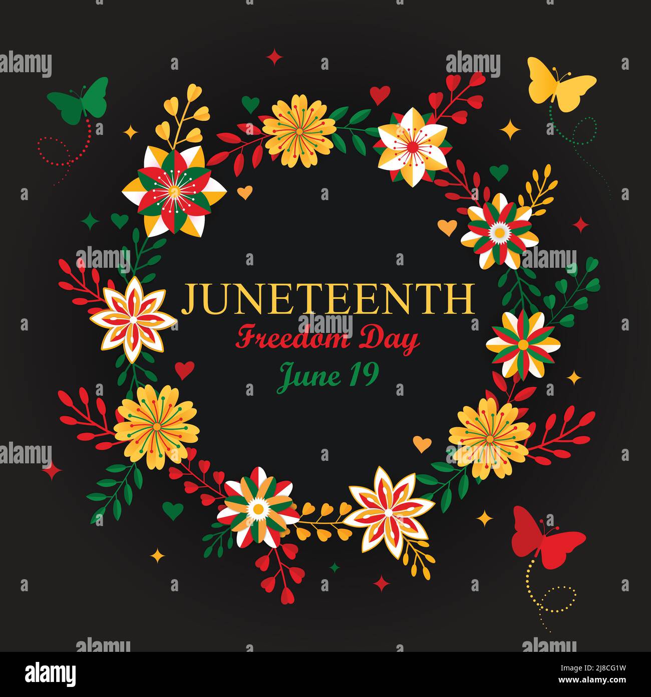Juneteenth Independence Day Background. Black History Month. Freedom or ...