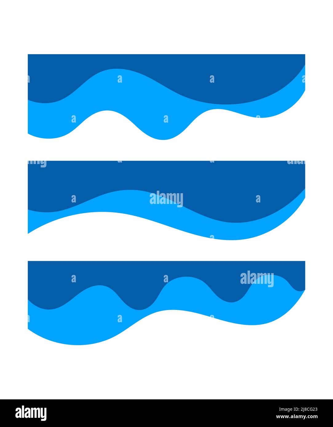 Wavy design element. Decor for brochure, banner, flyer. Fluid, color ...