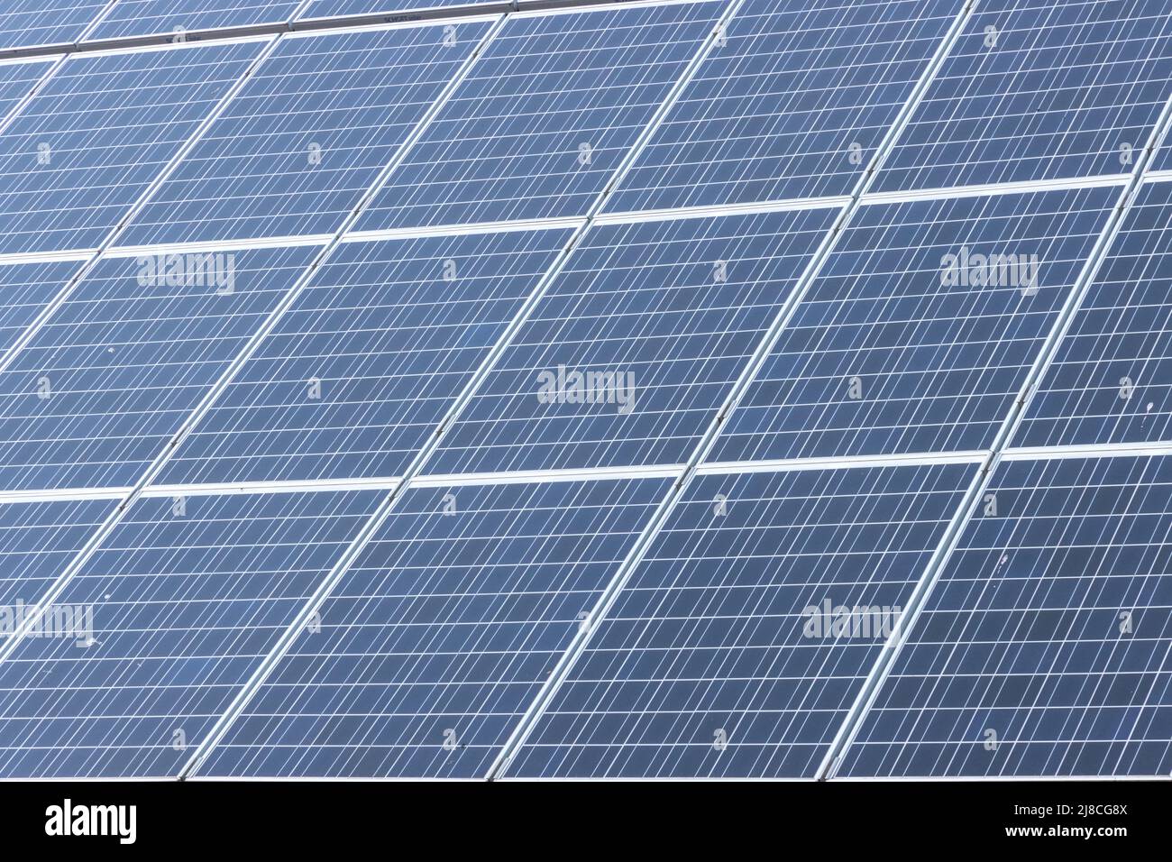Solar cells in a row Stock Photo - Alamy
