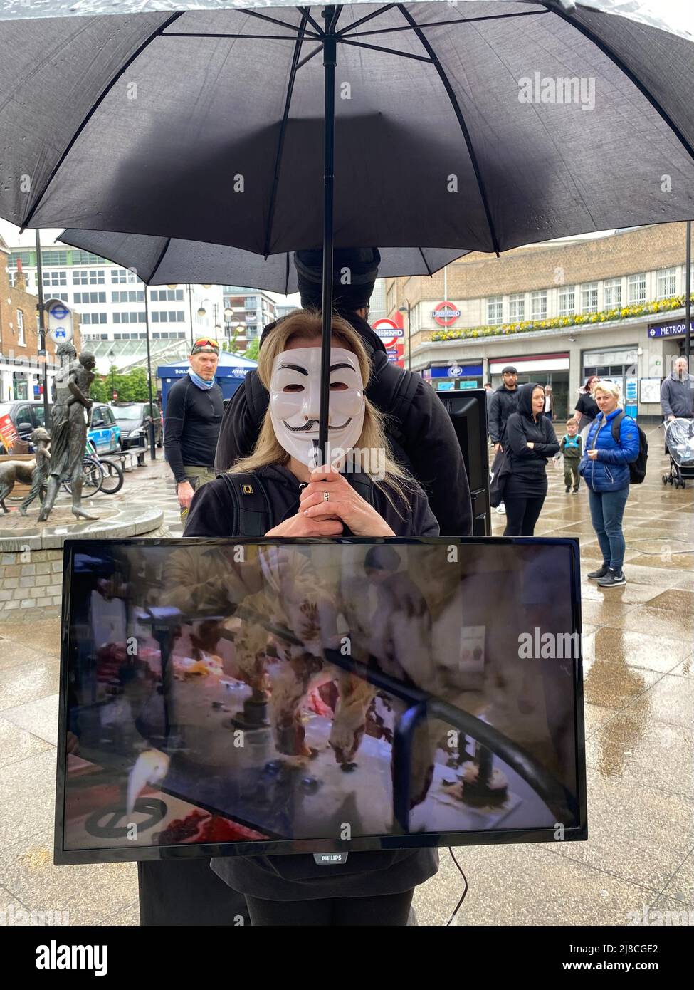 The Cube team is the non-interactive part of the Cube of Truth. Wearing ...