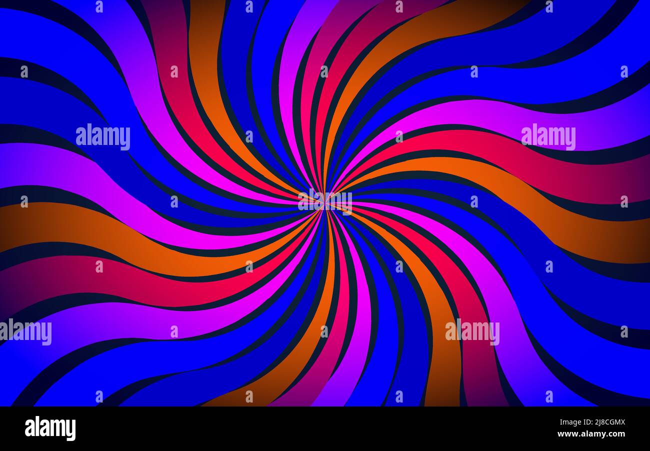 Colorful bright rays, abstract background with ray. Banner for circus ...