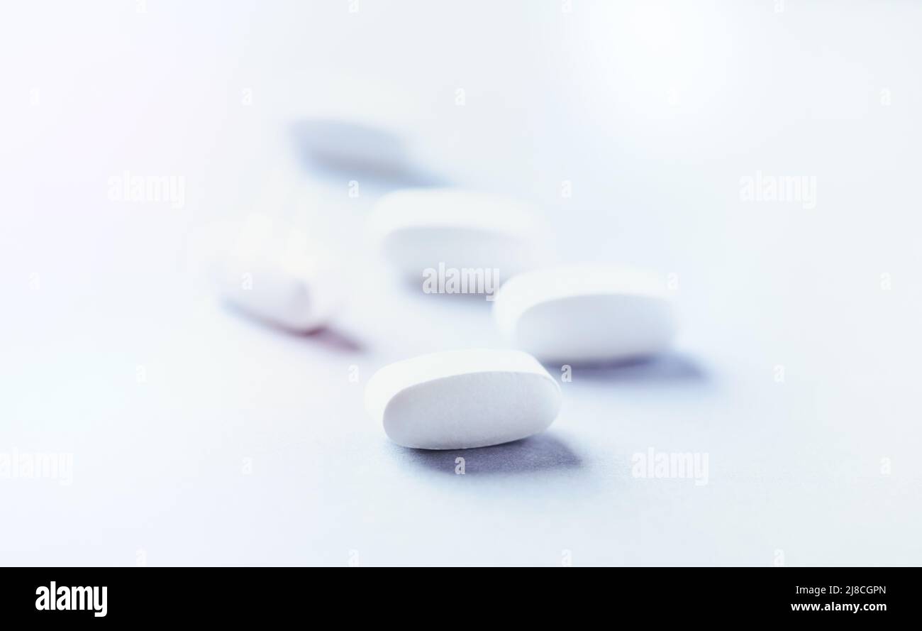 Lysine tablets. Concept for a healthy dietary supplementation. Nervous ...