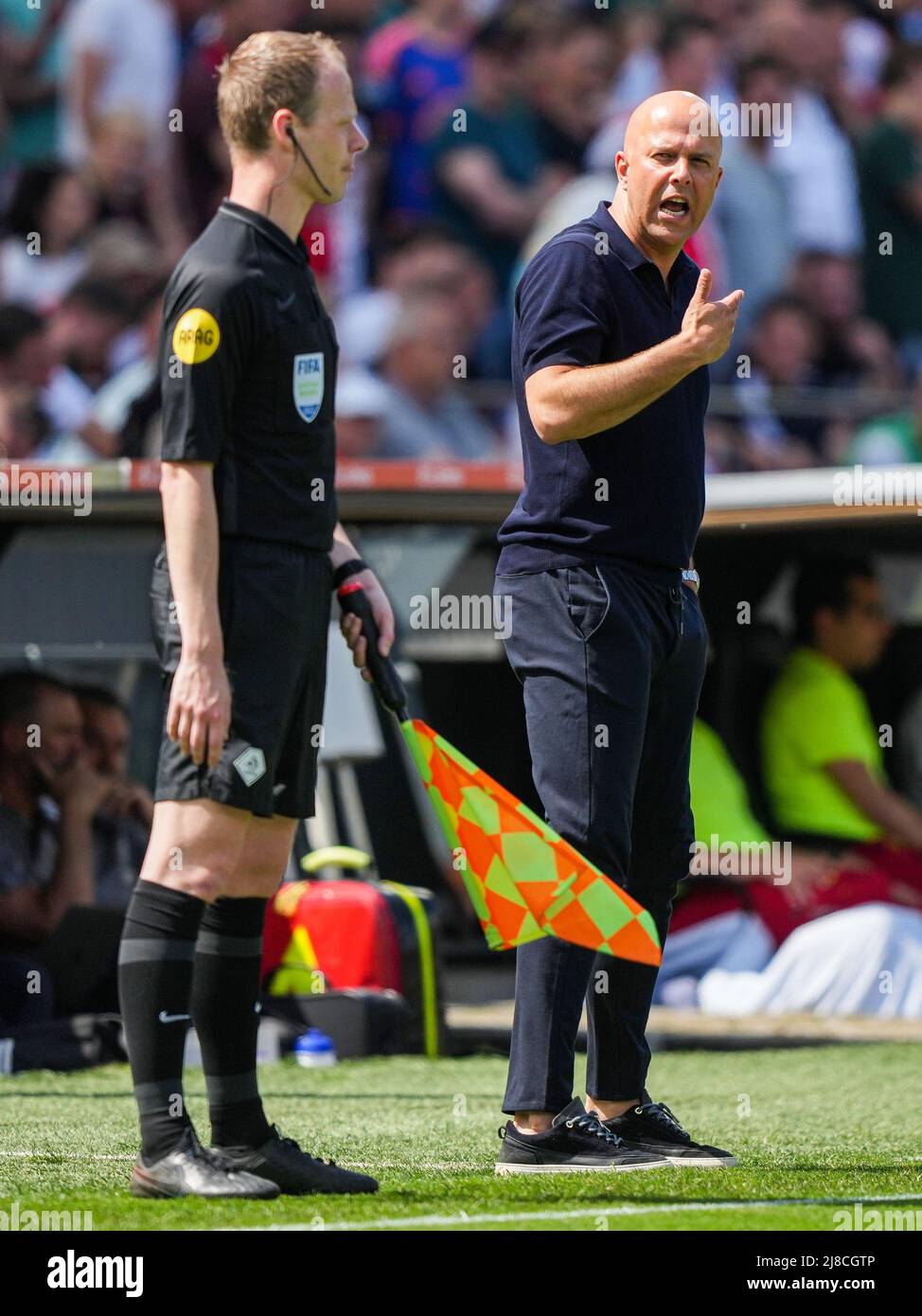 Rotterdam - Feyenoord coach Arne Slot during the match between ...