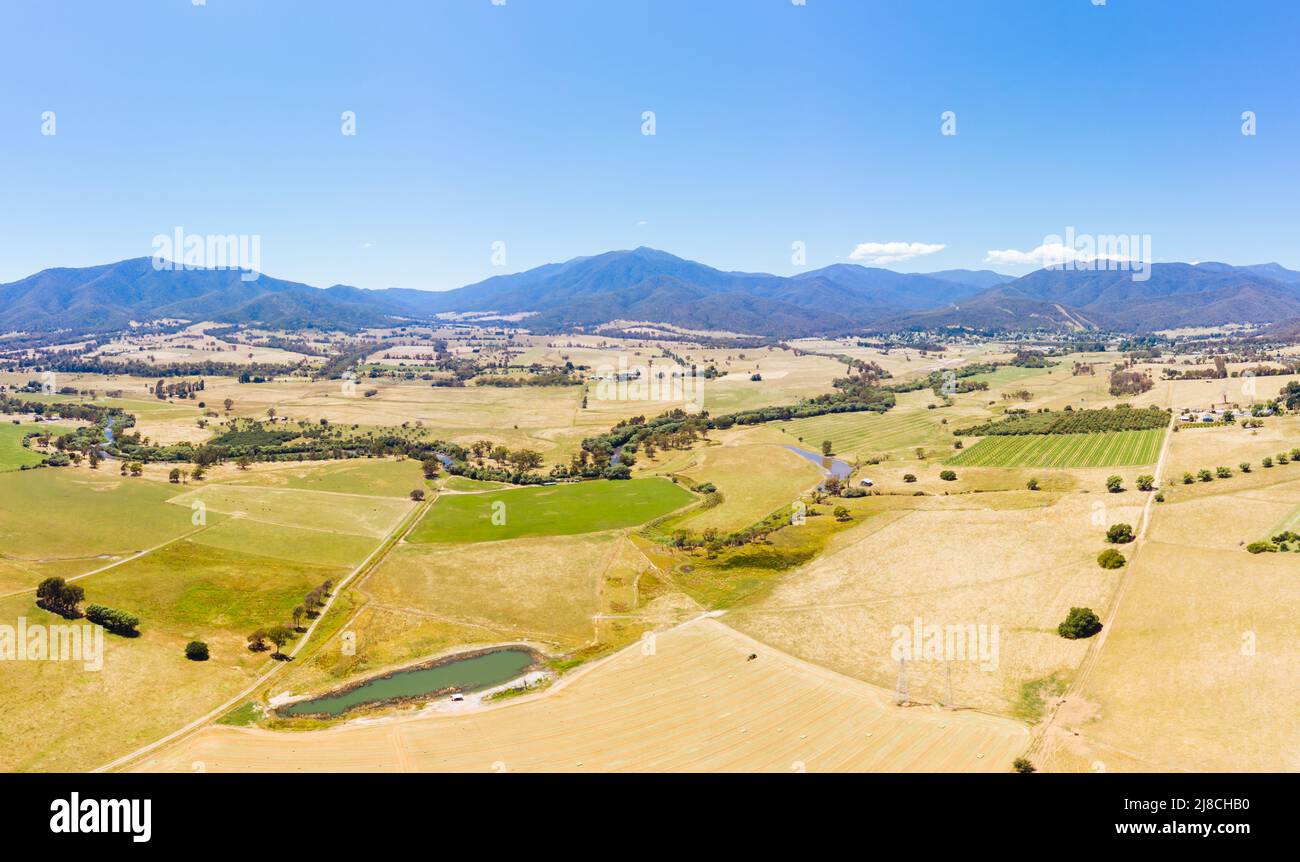 Kiewa Valley Views in Australia Stock Photo - Alamy