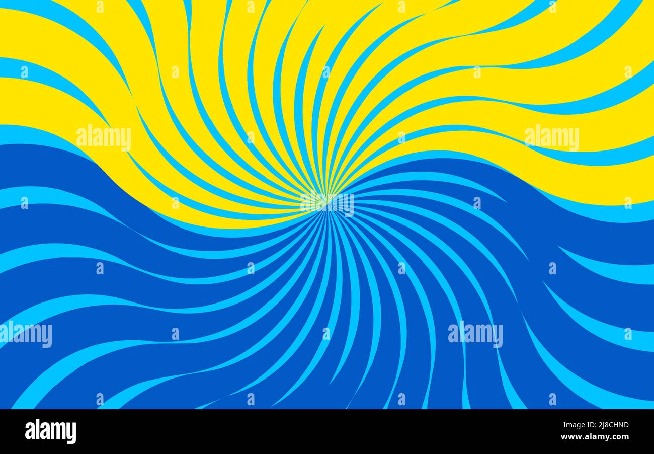 yellow sun and blue sea background with rays Stock Vector Image & Art ...