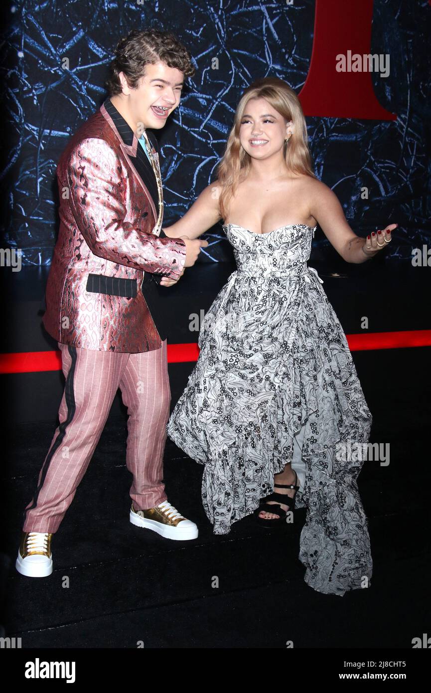 BROOKLYN, NY - MAY 14: Gaten Matarazzo and Elizabeth Yu at the Netflix ...