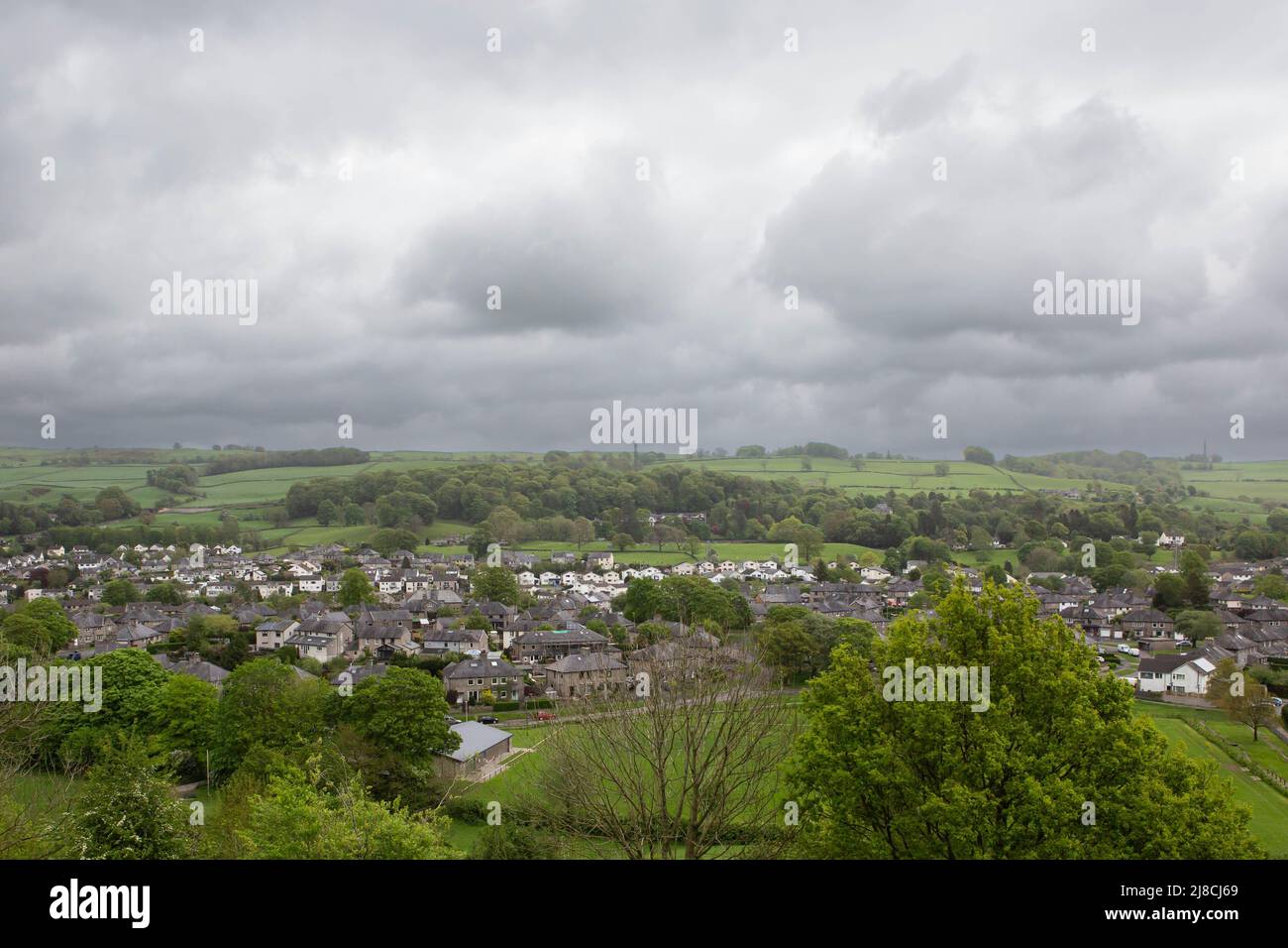 Cumbrian Landscape with dramatic clouds Stock Photo - Alamy