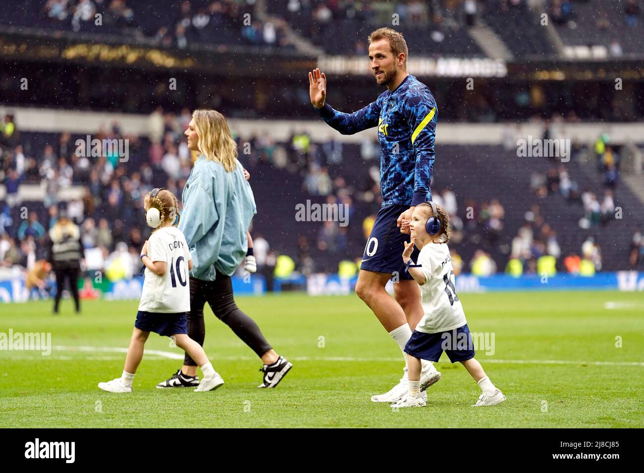 Tottenham Hotspur's Harry Kane with wife Katie Goodland and their ...