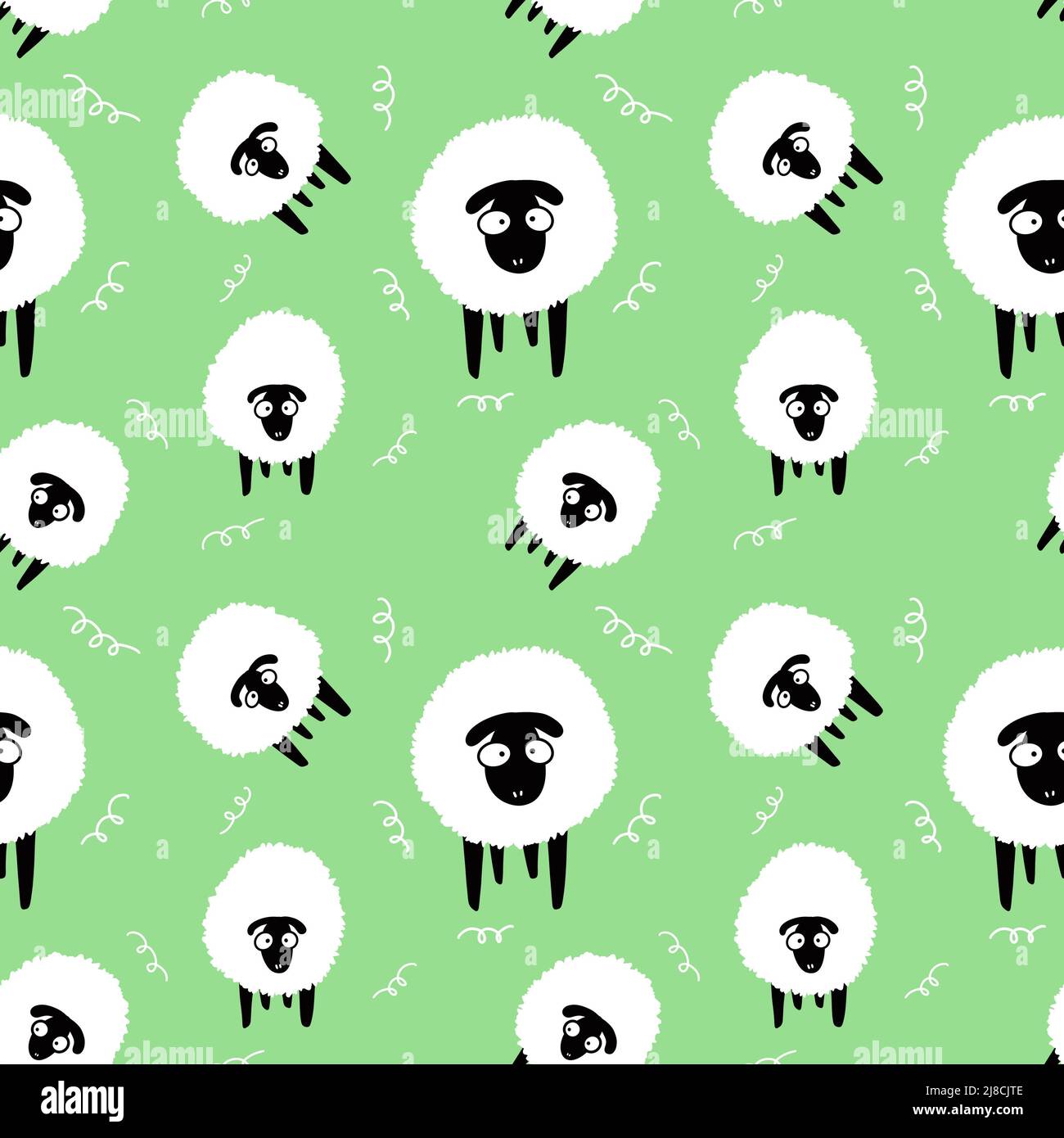 Animals seamless sheep pattern for wallpaper and and packaging and ...