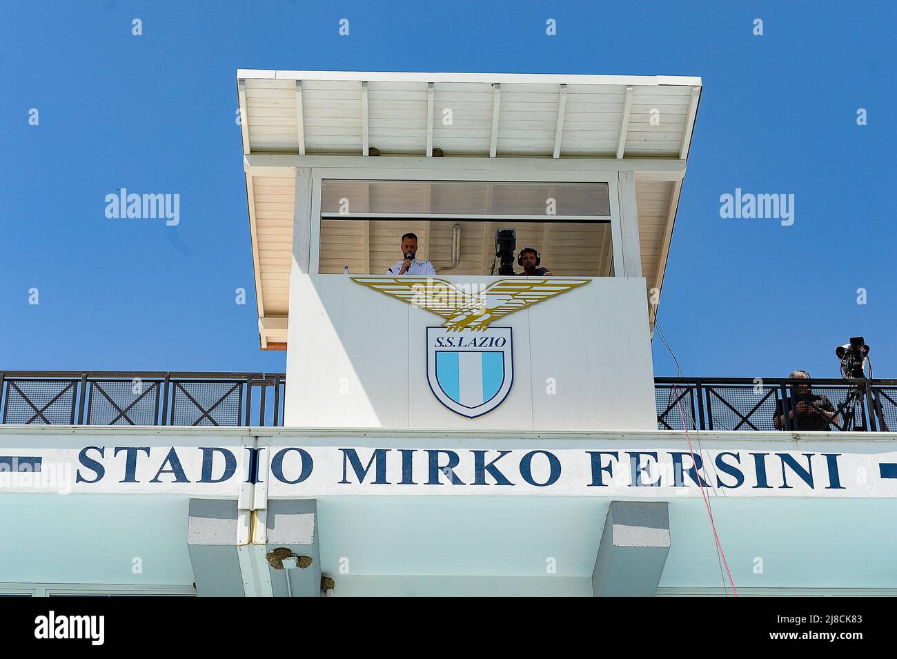 The Mirko Fersini Stadium during football Match, Lazio v Roma, 14 May ...