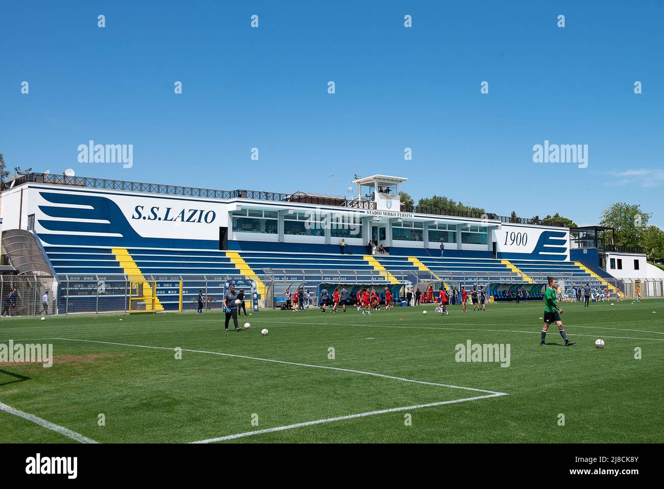 The Mirko Fersini Stadium during football Match, Lazio v Roma, 14 May ...