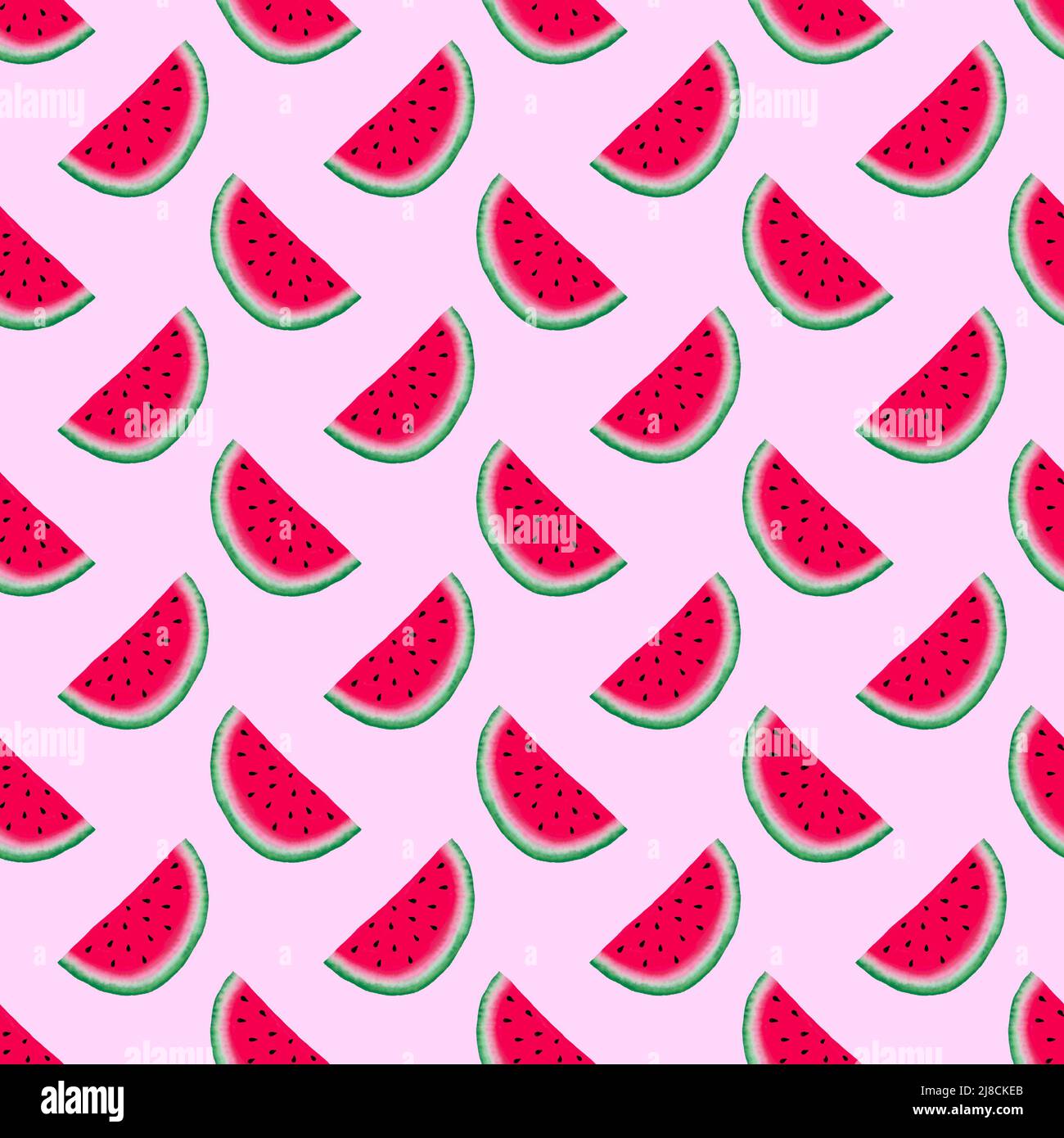 Summer fruit seamless watermelon pattern for fabrics and packaging and ...