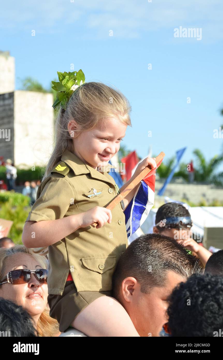 May Day Celebration, Santa Clara, Cuba Stock Photo - Alamy