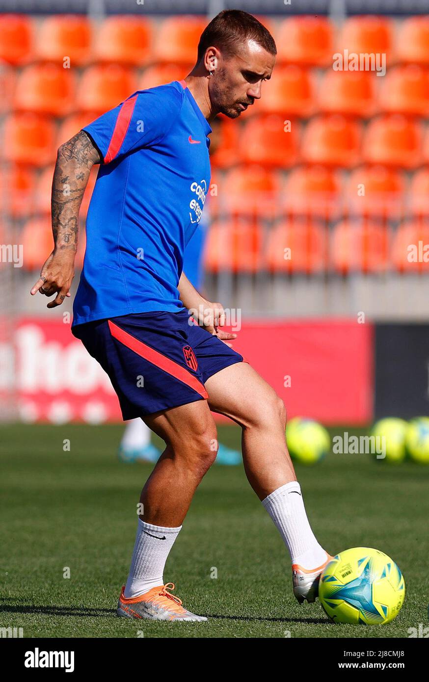 Atletico de Madrid's Antoine Griezmann during training session. May 14 ...
