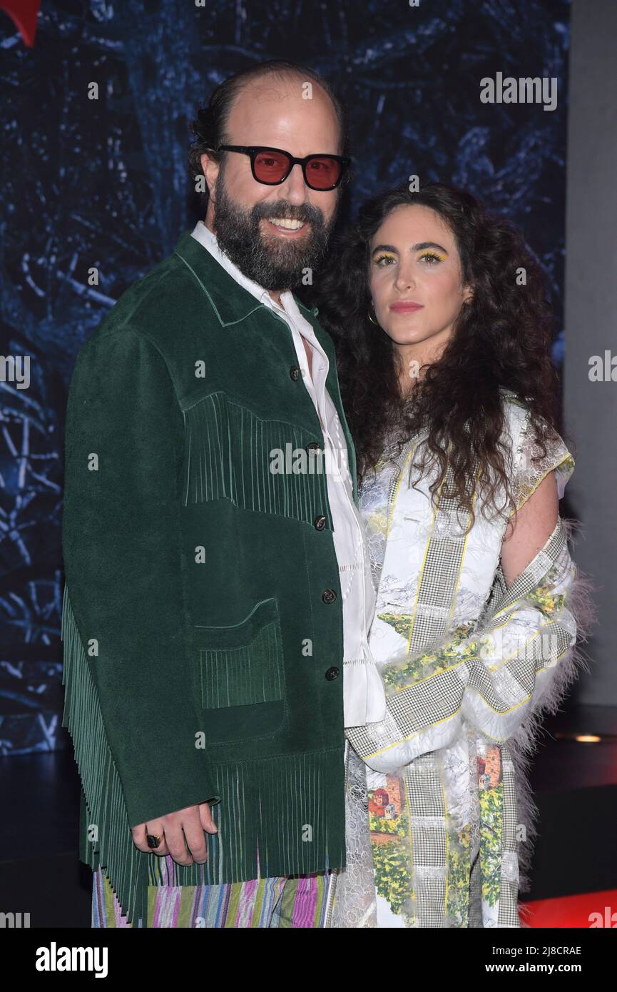 (L-R) Brett Gelman and Ari Dayan attend Netflix's "Stranger Things ...