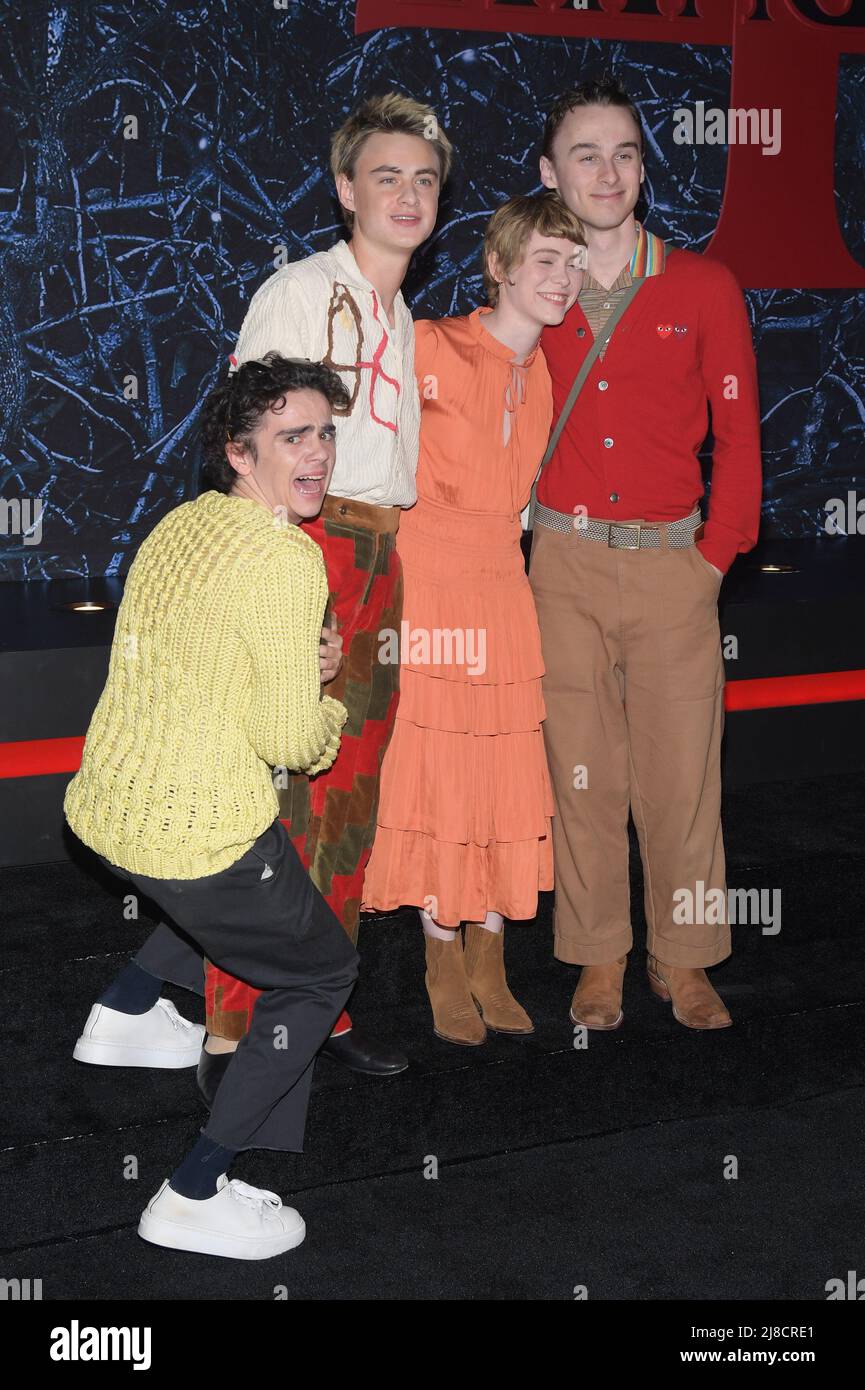 L R Jack Dylan Grazer Jaeden Martell Sophia Lillis And Wyatt Oleff Attend Netflixs