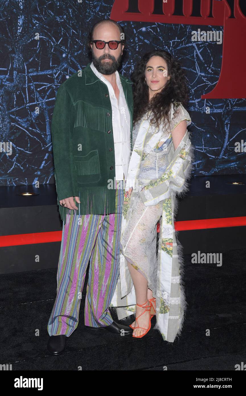 (L-R) Brett Gelman and Ari Dayan attend Netflix's "Stranger Things ...