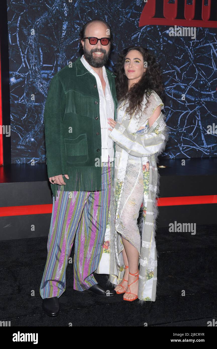 (L-R) Brett Gelman and Ari Dayan attend Netflix's "Stranger Things ...