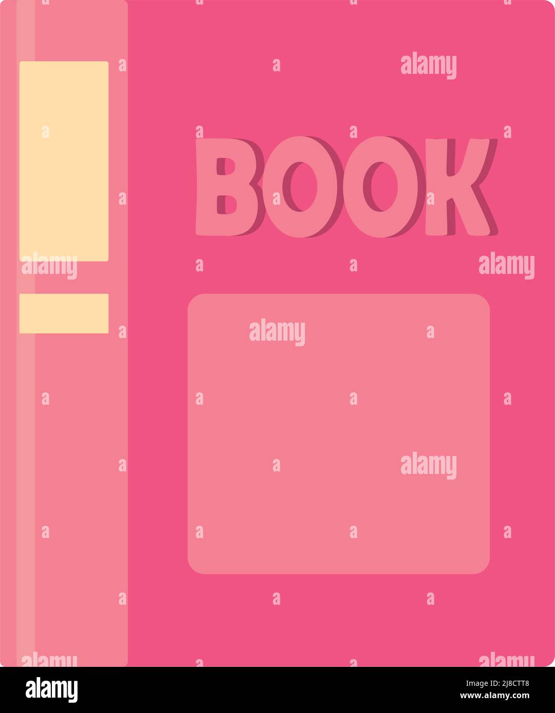 pink book design Stock Vector Image & Art - Alamy