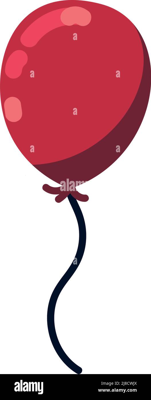 red balloon design Stock Vector Image & Art - Alamy