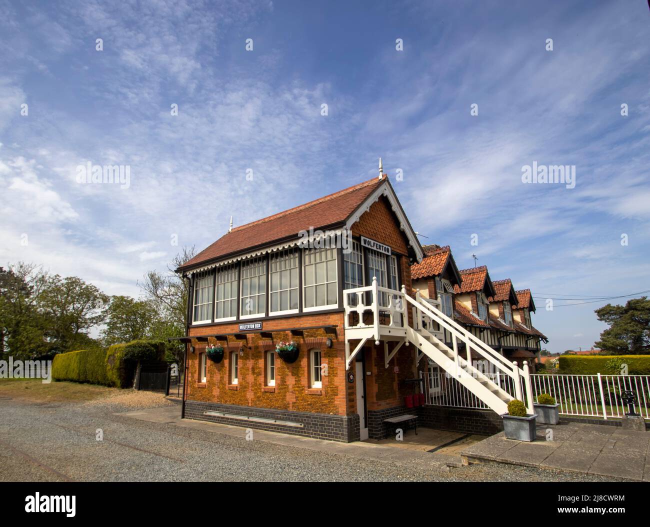 The Royal Station at Wolferton near Sandringham in Norfolk, UK Stock ...