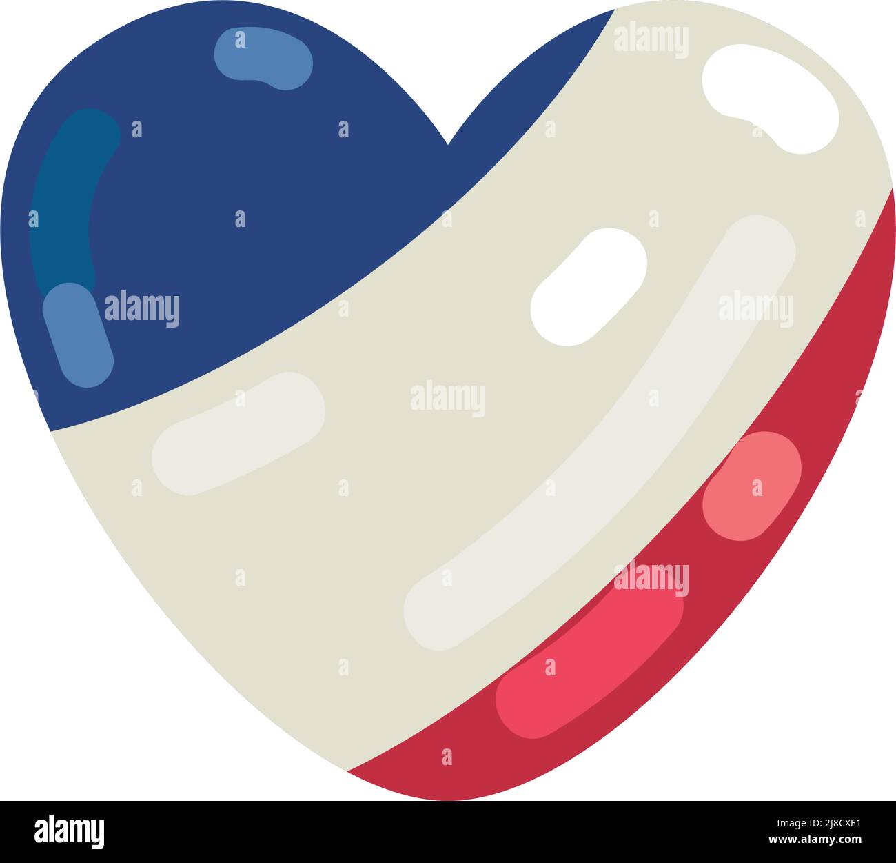 french heart design Stock Vector Image & Art - Alamy