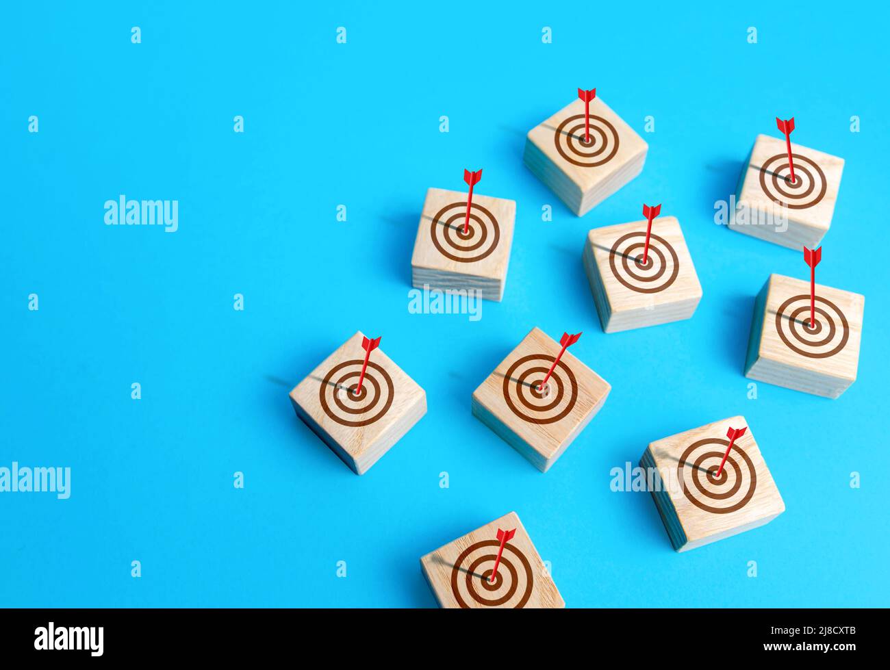 Each target is hit by an arrow. All tasks are completed, achievements ...