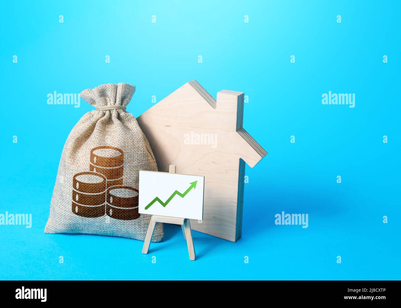 Price increase and rising property prices hi-res stock photography and ...