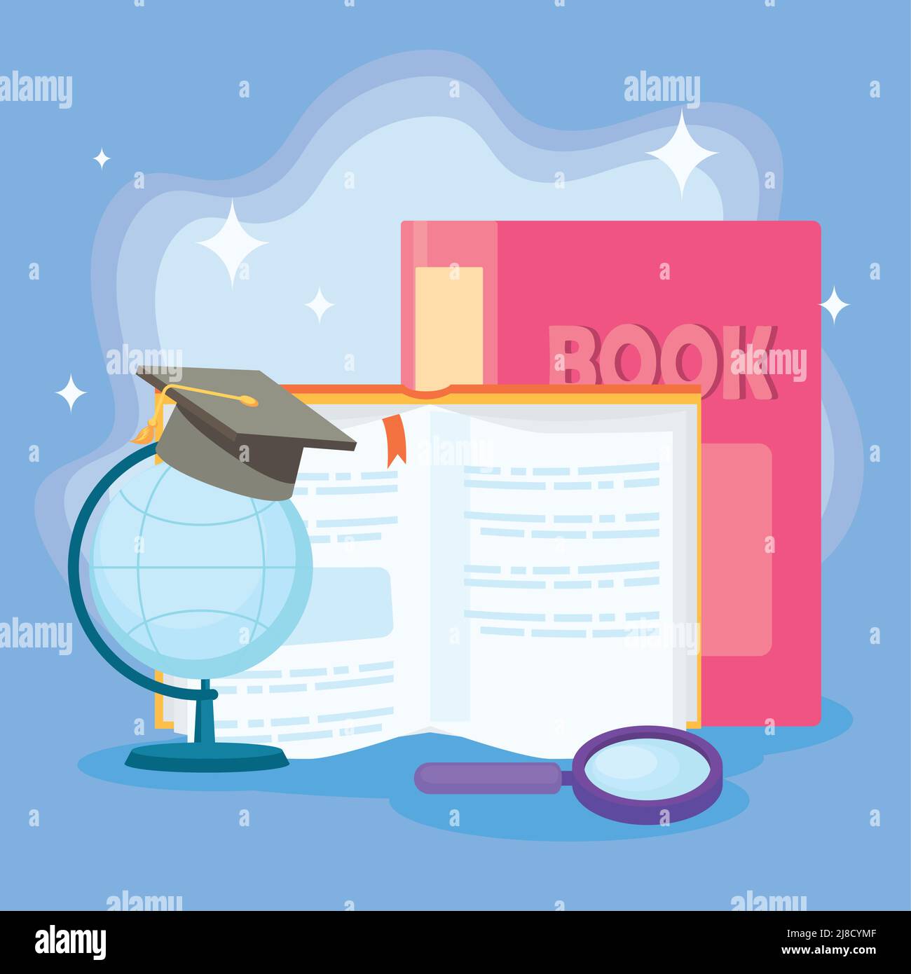 colored education card Stock Vector Image & Art - Alamy