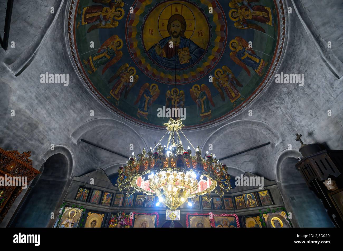 Dryanovo, Bulgaria. Interior of Dryanovo Monastery St. Archangel ...