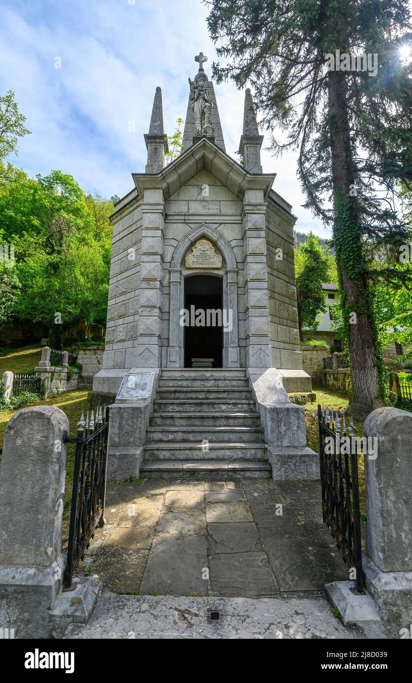Dryanovo, Bulgaria. Dryanovo Monastery St. Archangel Michael, between ...
