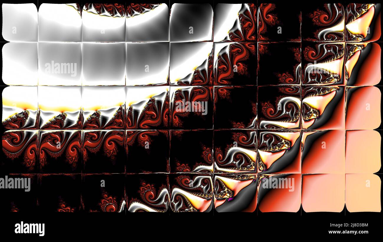 Abstract Computer generated Fractal design. A fractal is a never-ending ...