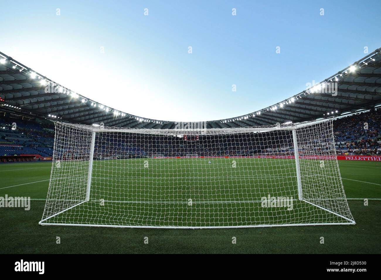 A general view inside the stadium is seen prior to the Italian ...