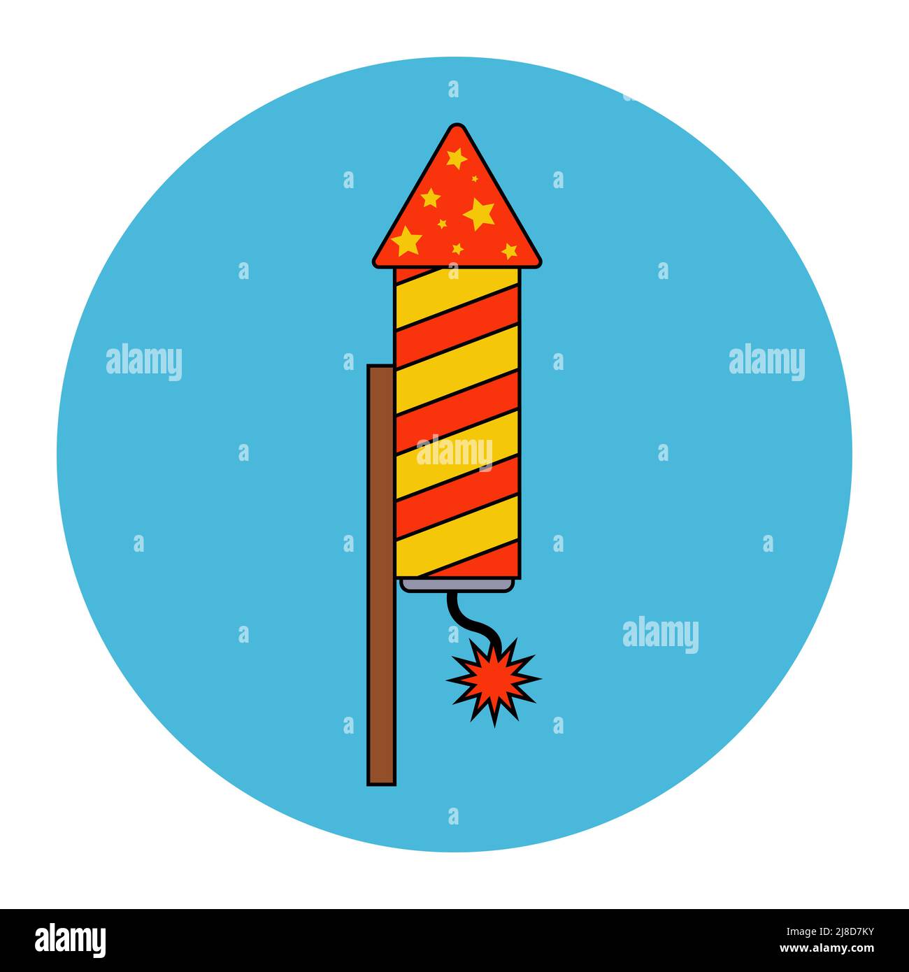 Festive fireworks white yellow Cut Out Stock Images & Pictures - Alamy