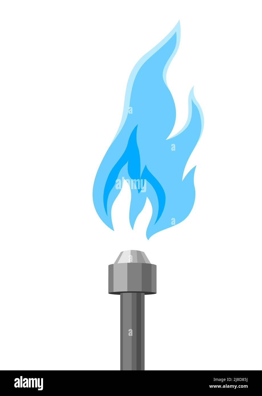Illustration of natural gas extraction. Industrial and business ...