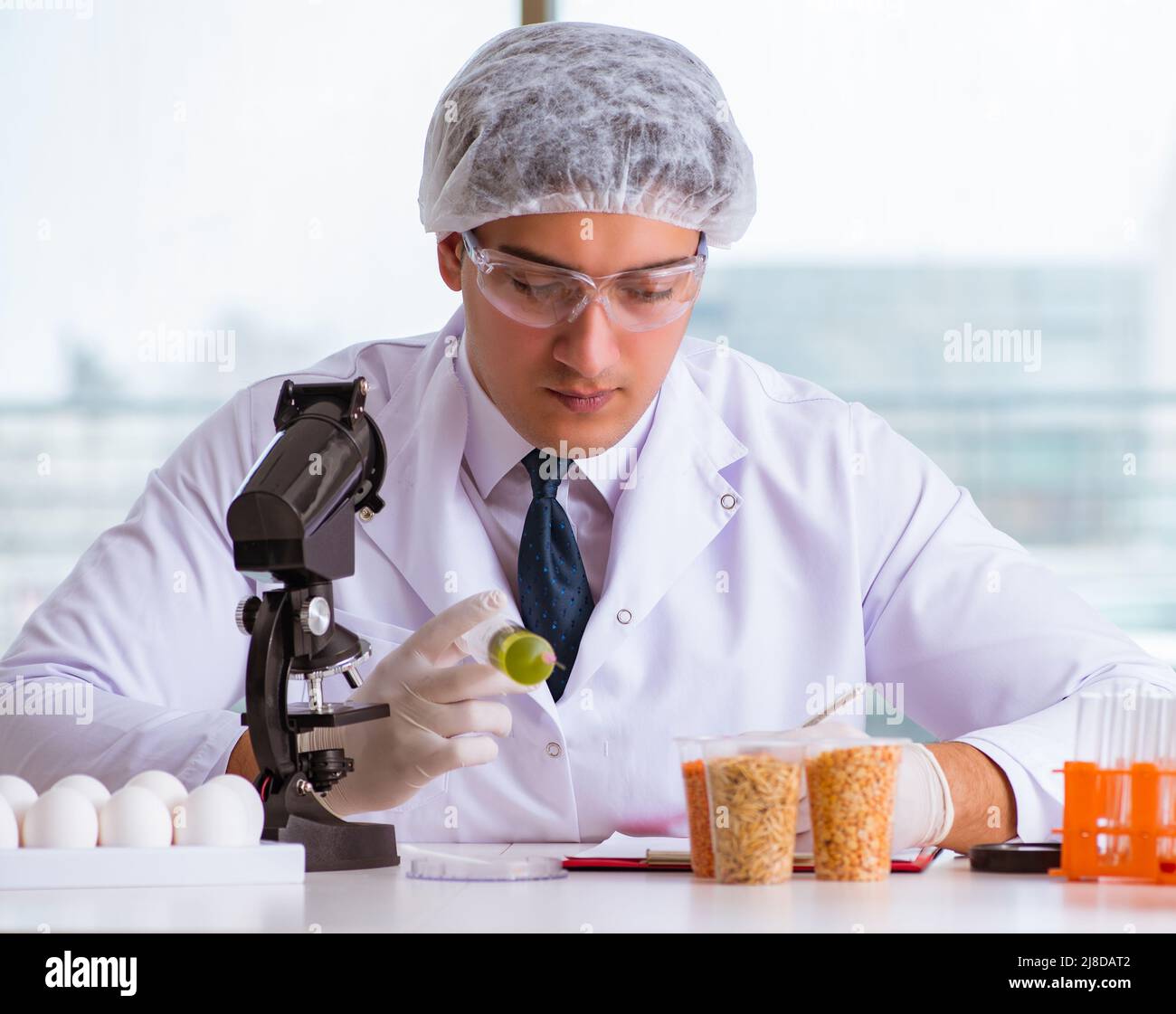 The nutrition expert testing food products in lab Stock Photo - Alamy