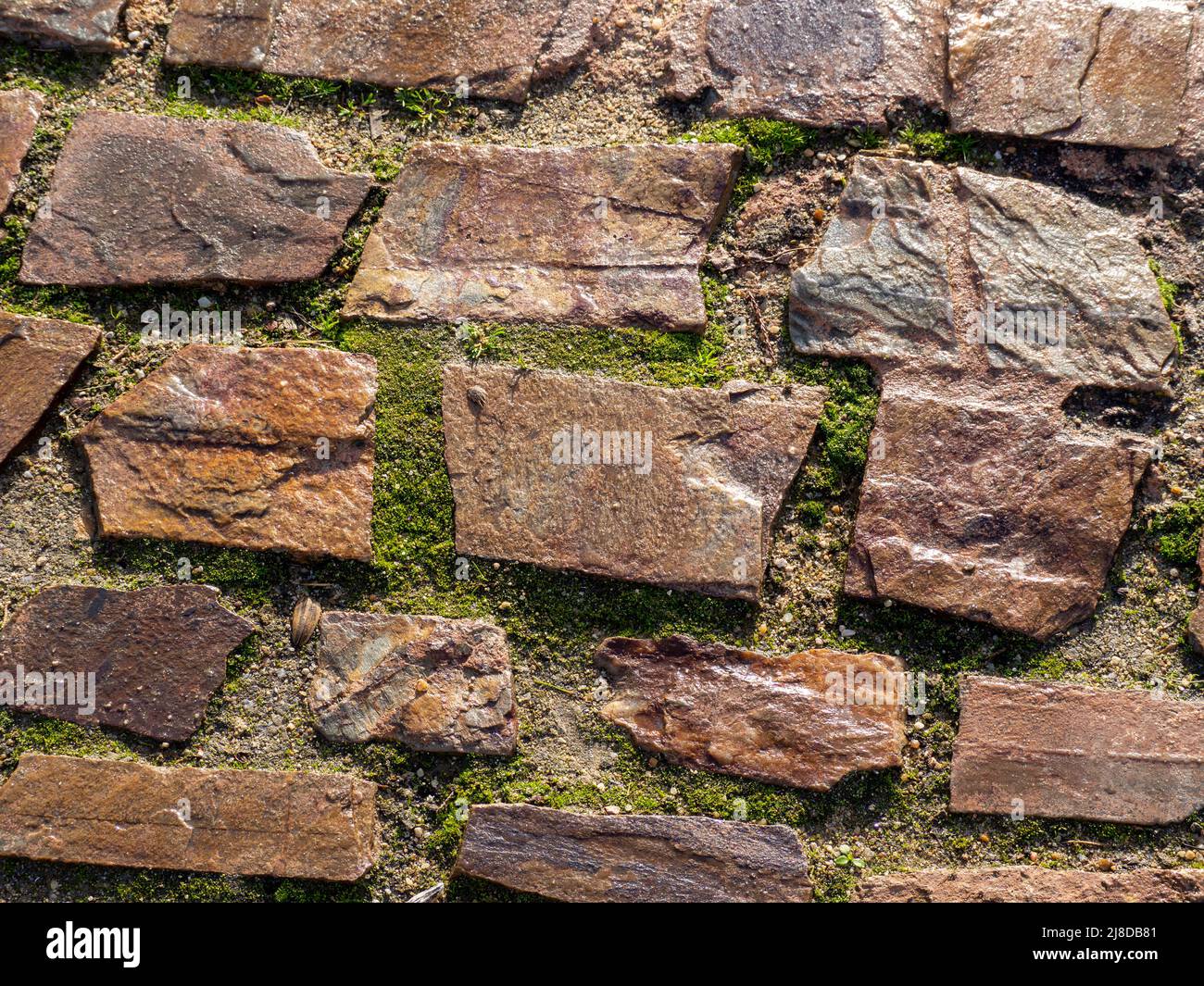 Bricks of rocks in a wall. Historic building Stock Photo - Alamy