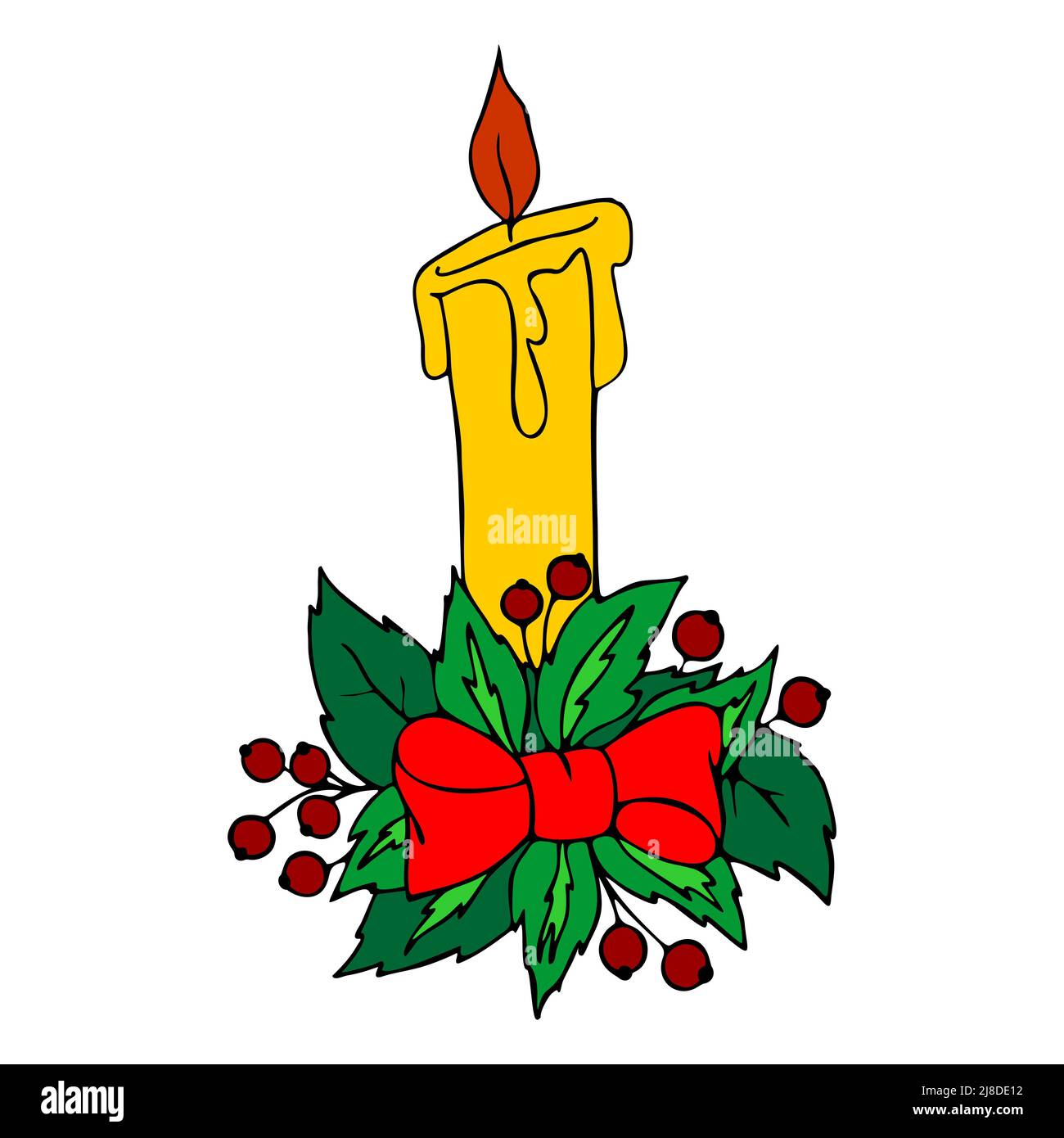 Candle drawing Cut Out Stock Images & Pictures - Alamy