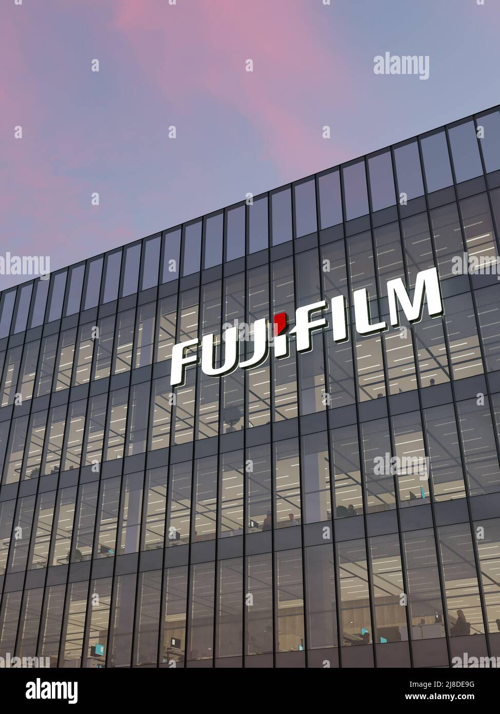 Minato City, Tokyo, Japan. May 2, 2022. Editorial Use Only, 3D CGI ...