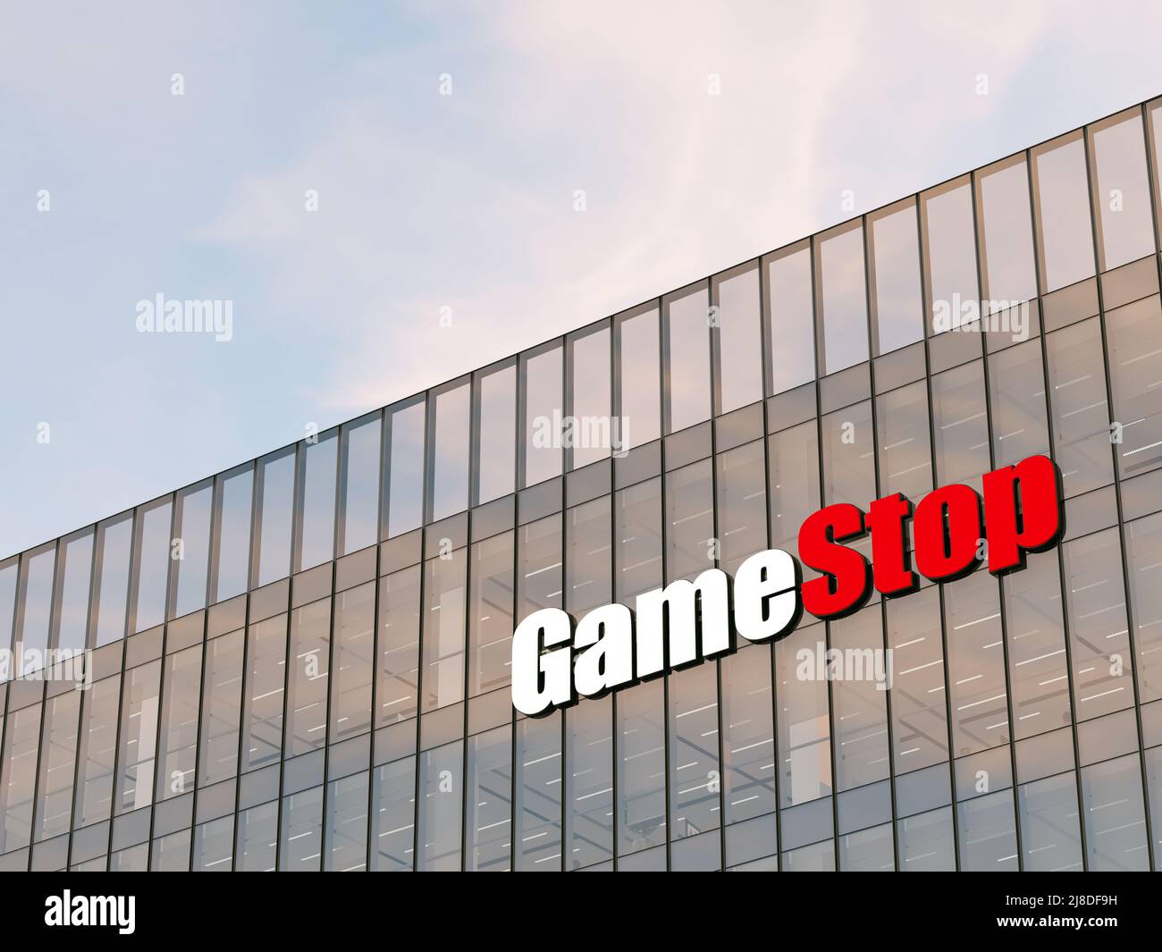 Grapevine, TX, USA. May 2, 2022. Editorial Use Only, 3D CGI. GameStop ...