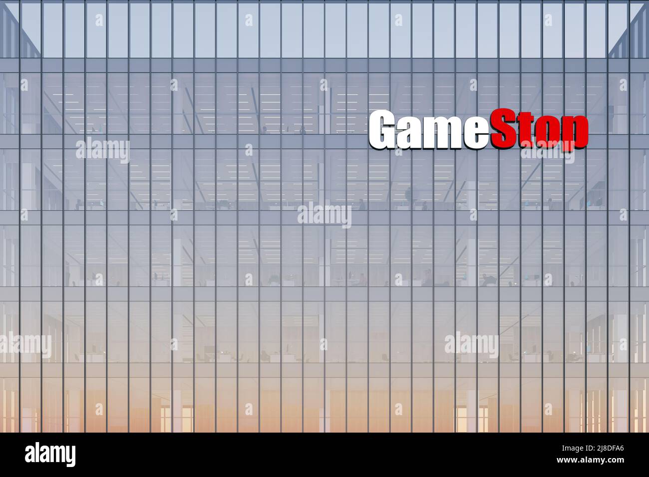 Grapevine, TX, USA. May 2, 2022. Editorial Use Only, 3D CGI. GameStop ...