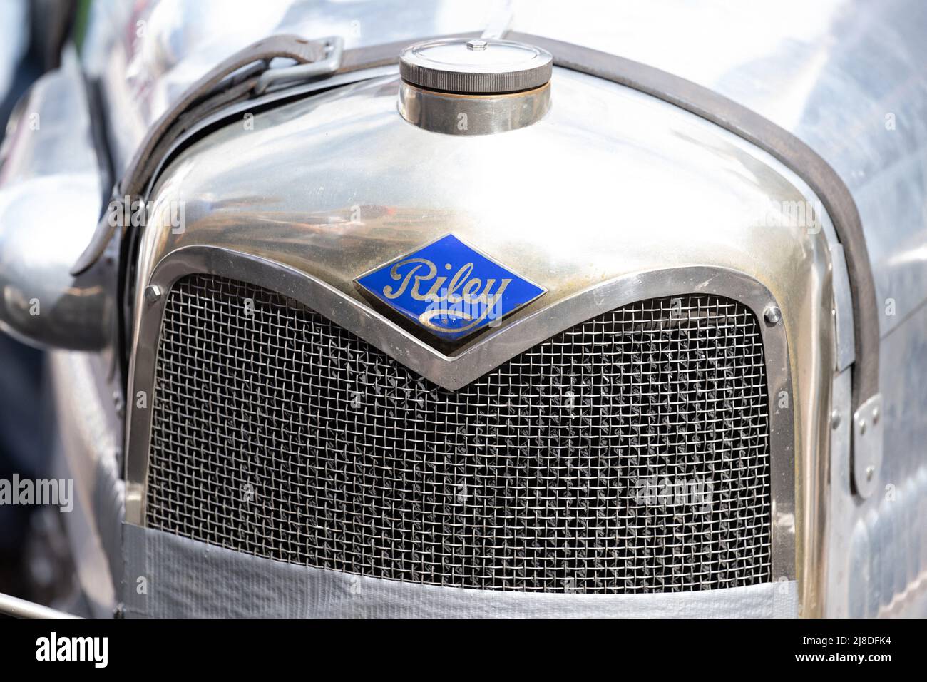 A sign of RILEY, on May 15, 2022 in Monaco, Monaco. Photo by David ...