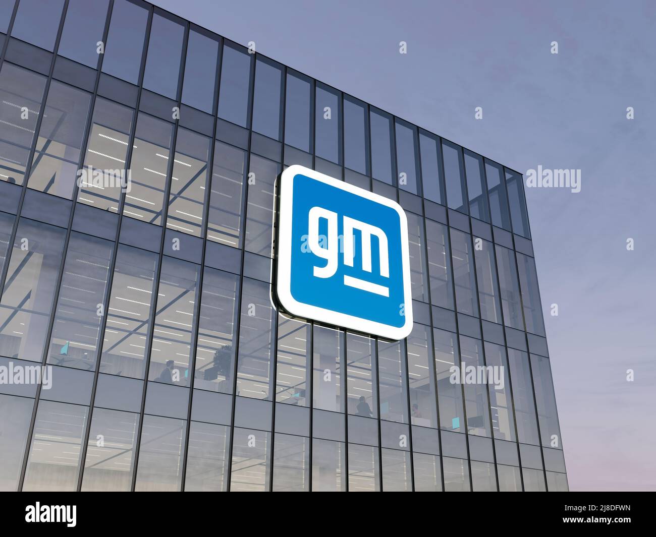 General electric building logo hi-res stock photography and images - Alamy