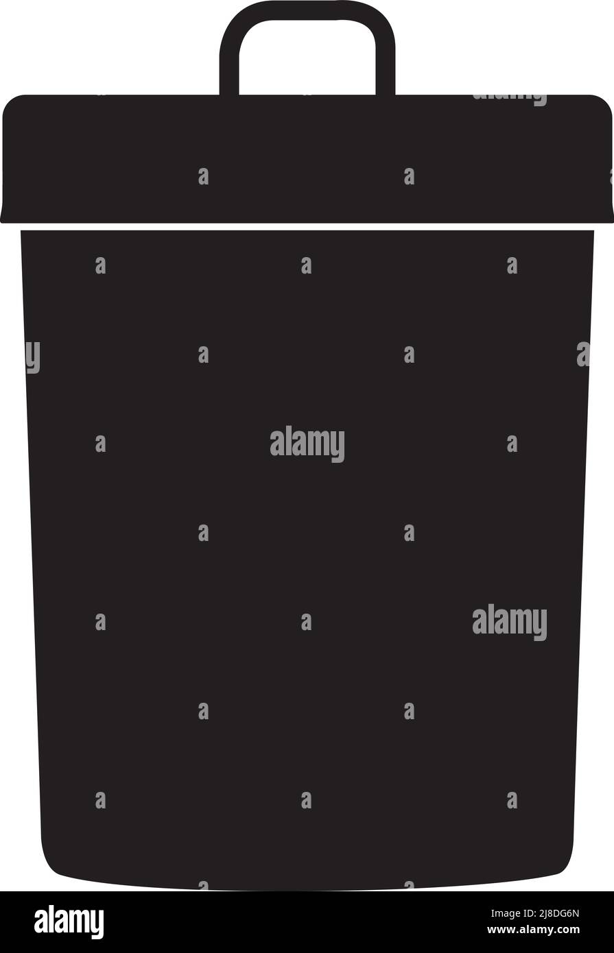 Bin on the wall Stock Vector Images - Alamy