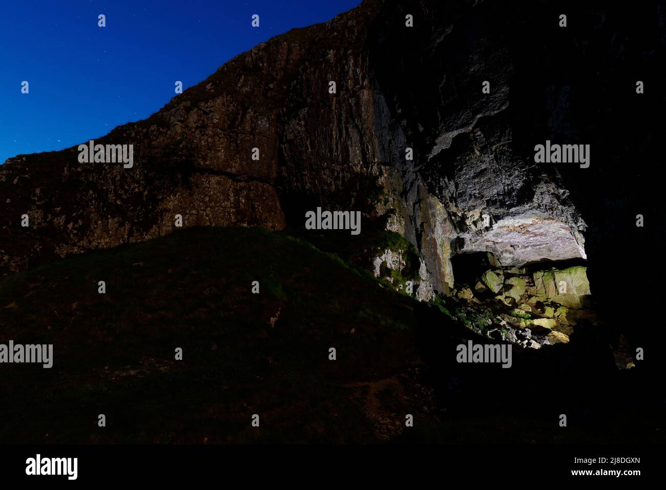 Victoria Cave at Langcliffe in the Yorkshire Dales,North Yorkshire,UK ...