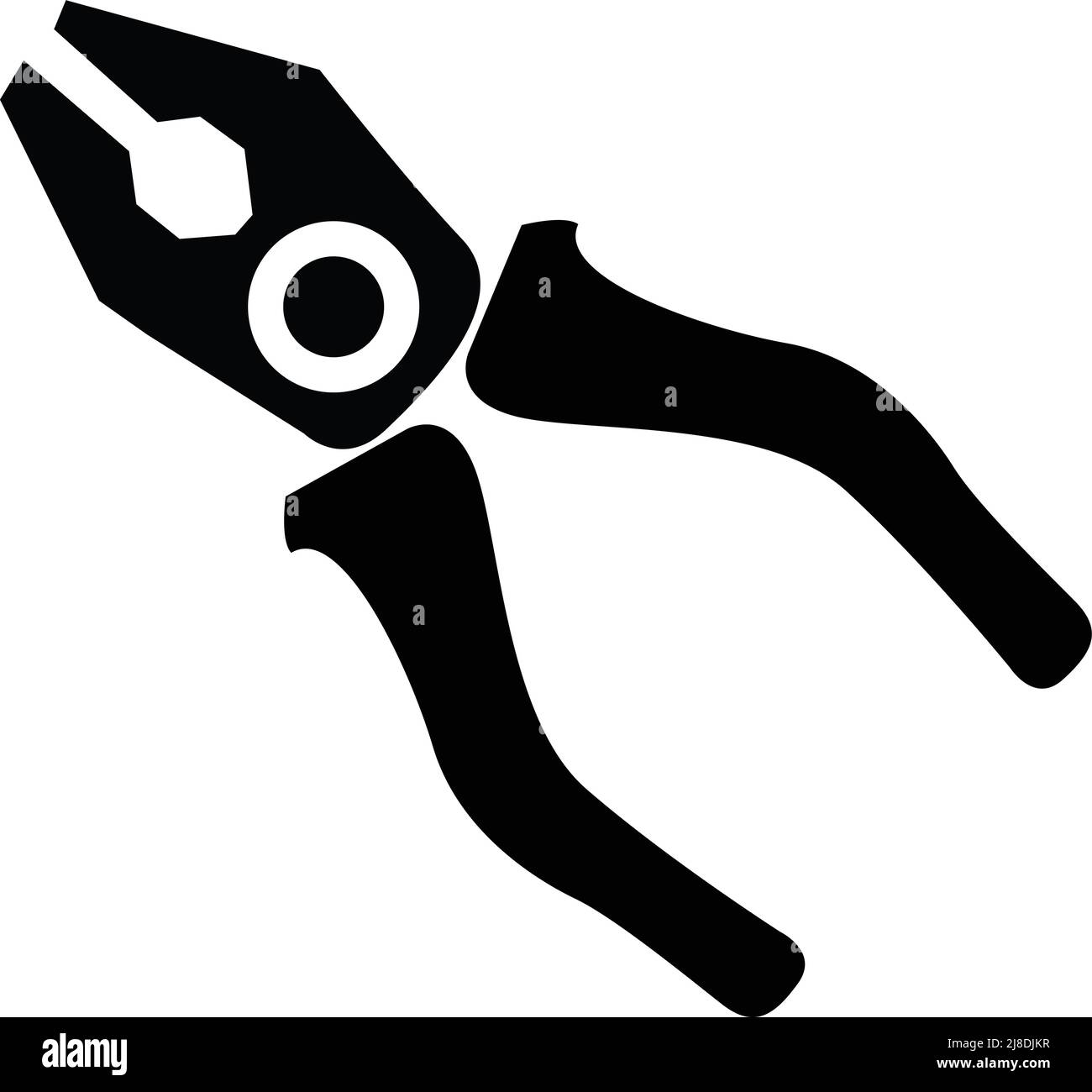 the cutting player icon on white background Stock Vector Image & Art ...