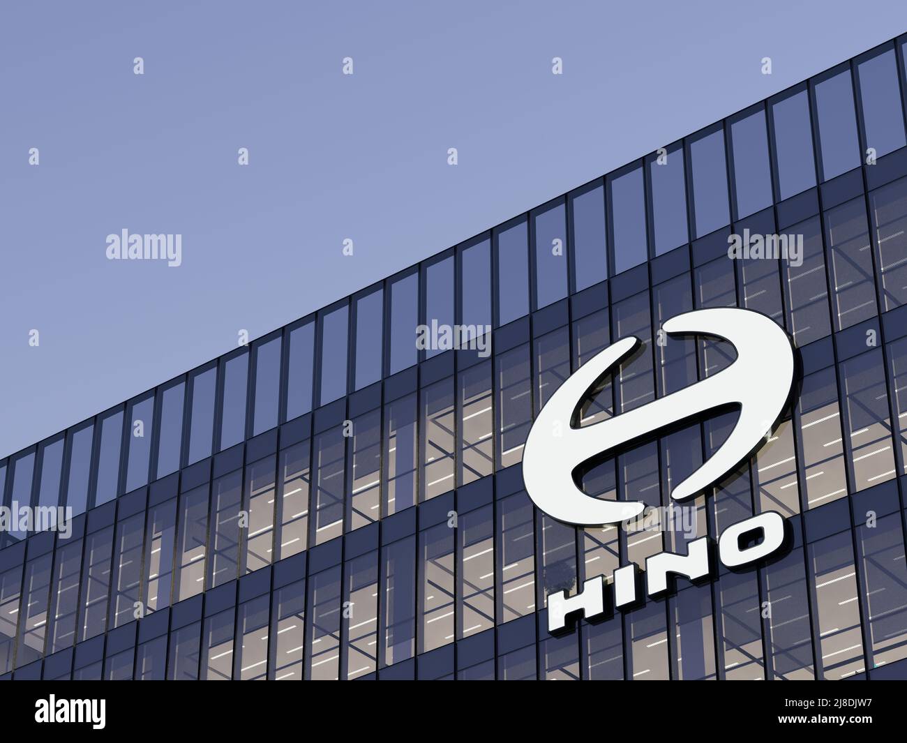 Hino, Tokyo, Japan. May 2, 2022. Editorial Use Only, 3D CGI. HINO ...