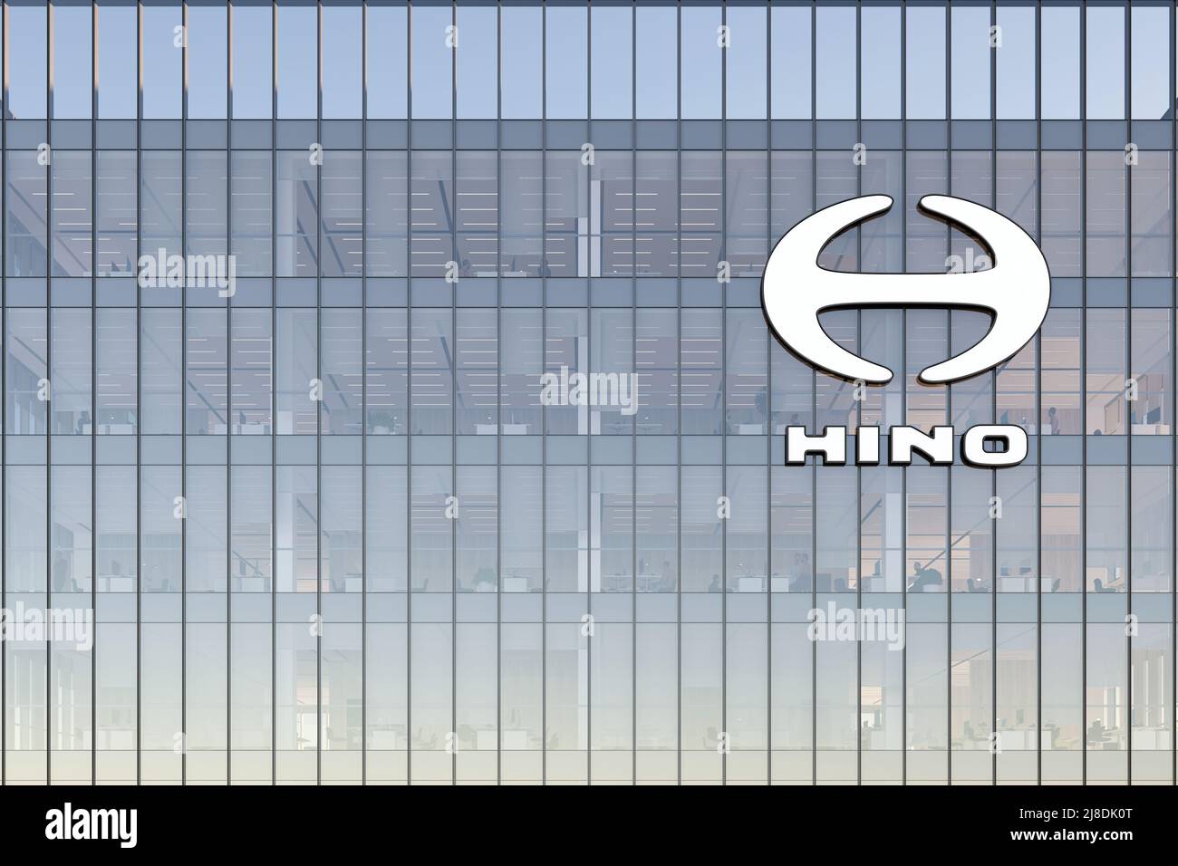 Hino, Tokyo, Japan. May 2, 2022. Editorial Use Only, 3D CGI. HINO ...