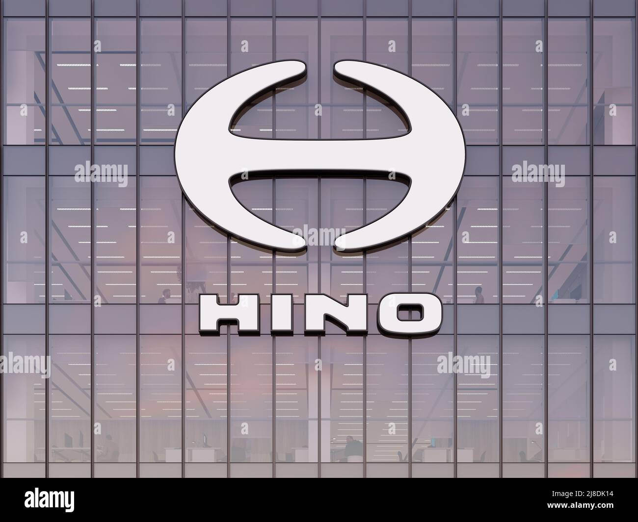 Hino, Tokyo, Japan. May 2, 2022. Editorial Use Only, 3D CGI. HINO ...