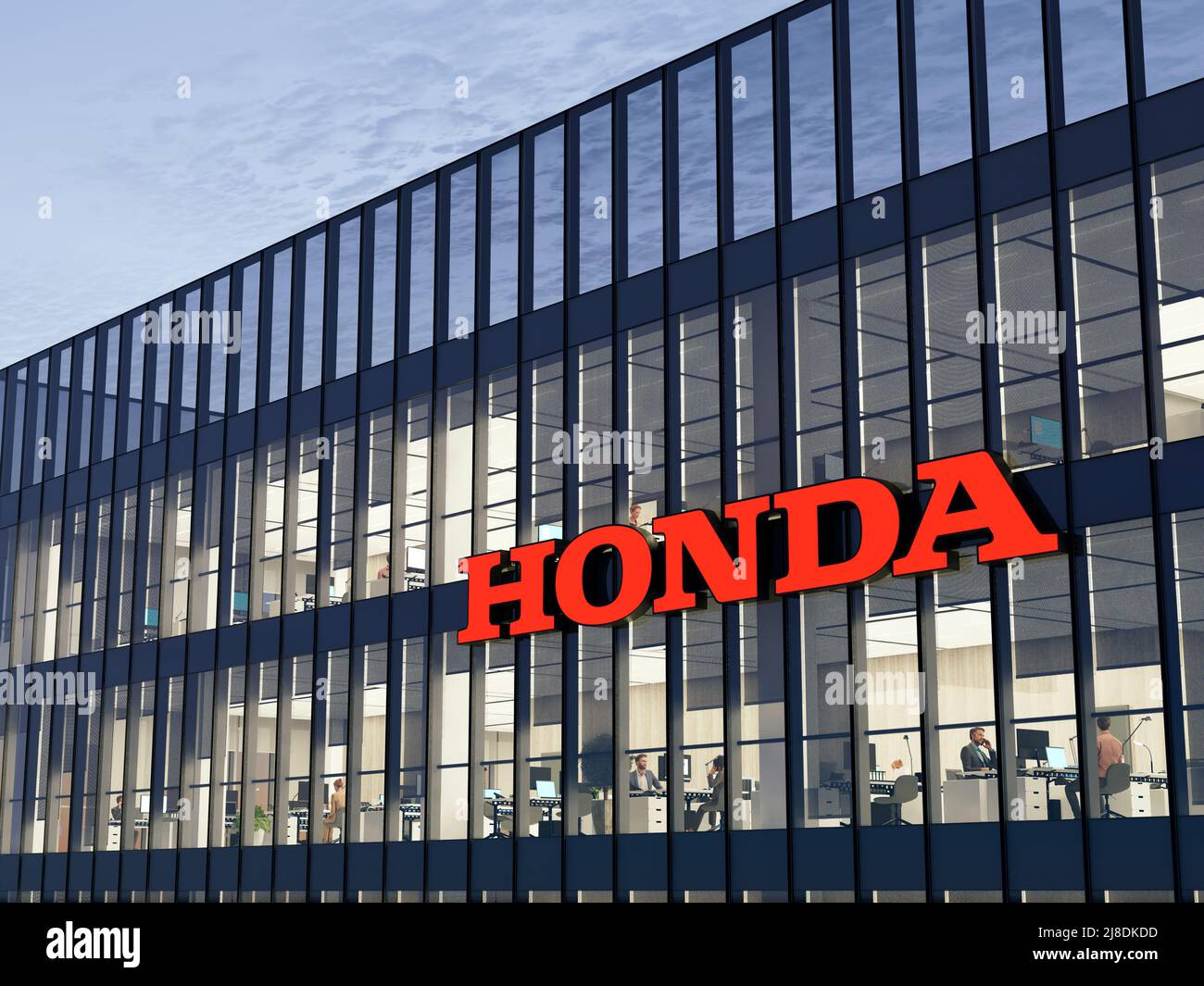 Minato, Tokyo, Japan. May 2, 2022. Editorial Use Only, 3D CGI. Honda ...